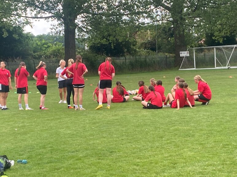 Football Fun Day: KES Girls Take to the Pitch - News - King Edward VII ...